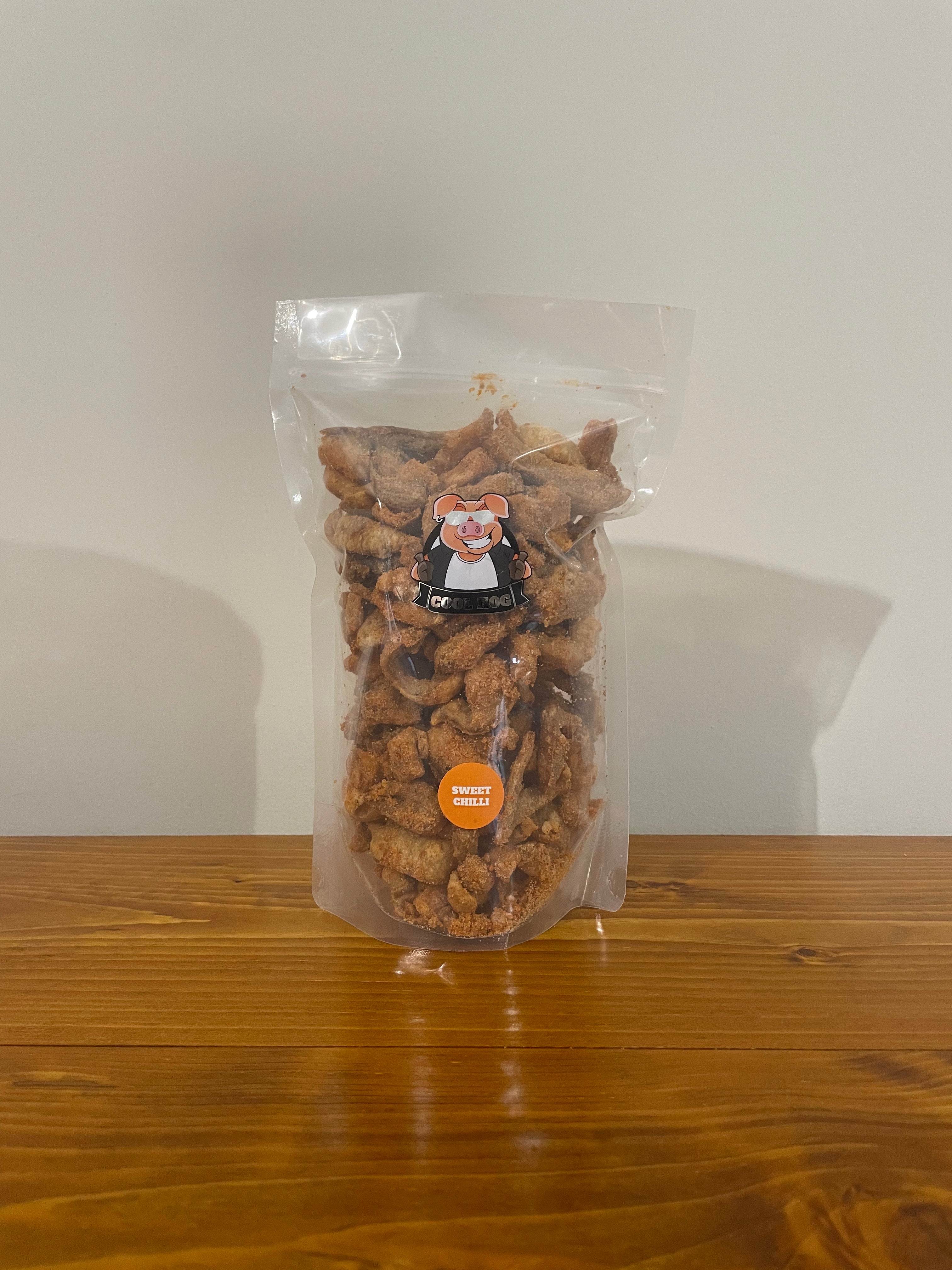 Sweet Chilli Flavour Pork Scratching Jar Refill – Cool Hog Snacks