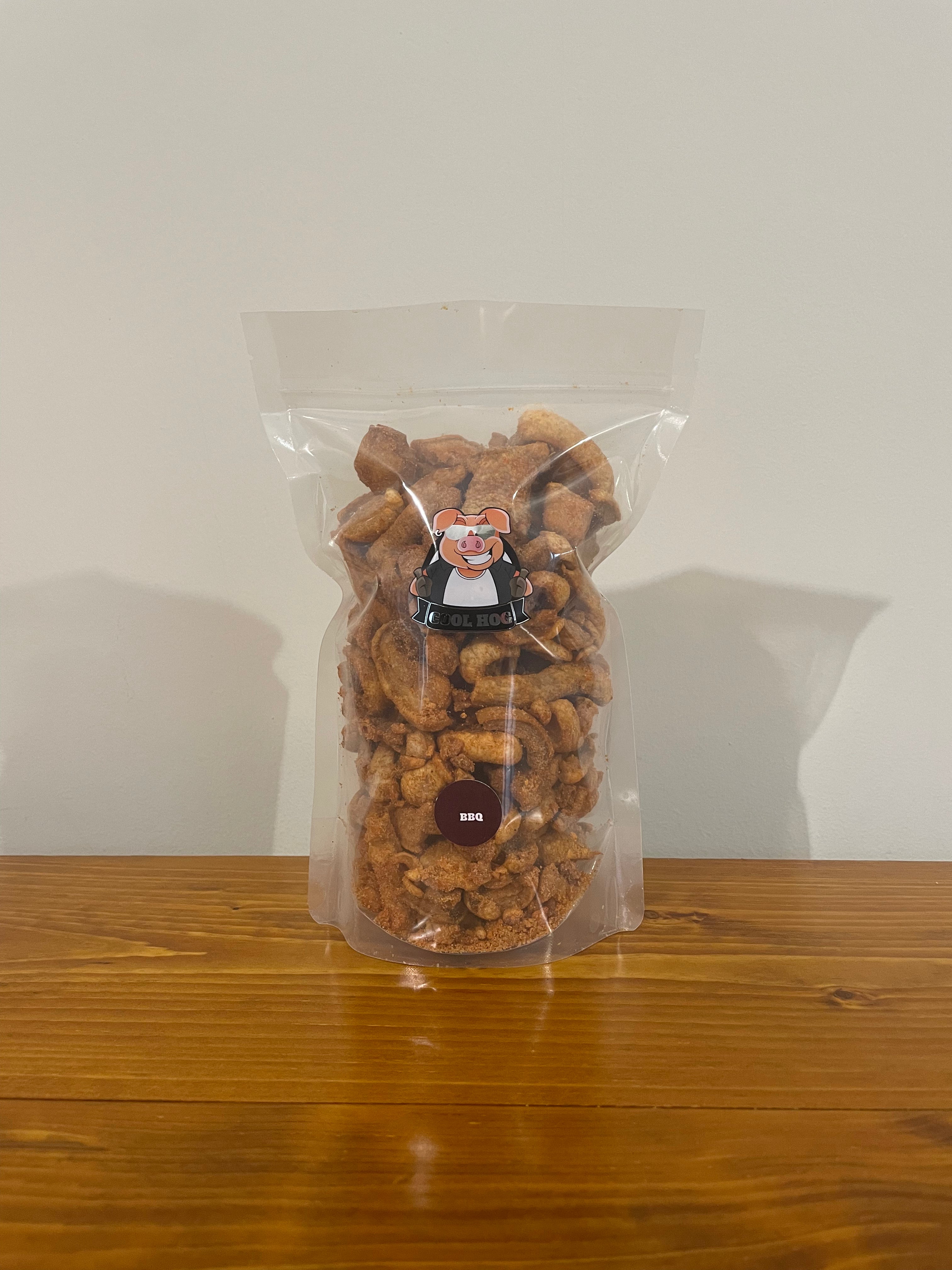 BBQ Flavour Pork Scratching Jar Refill | Cool Hog Snacks