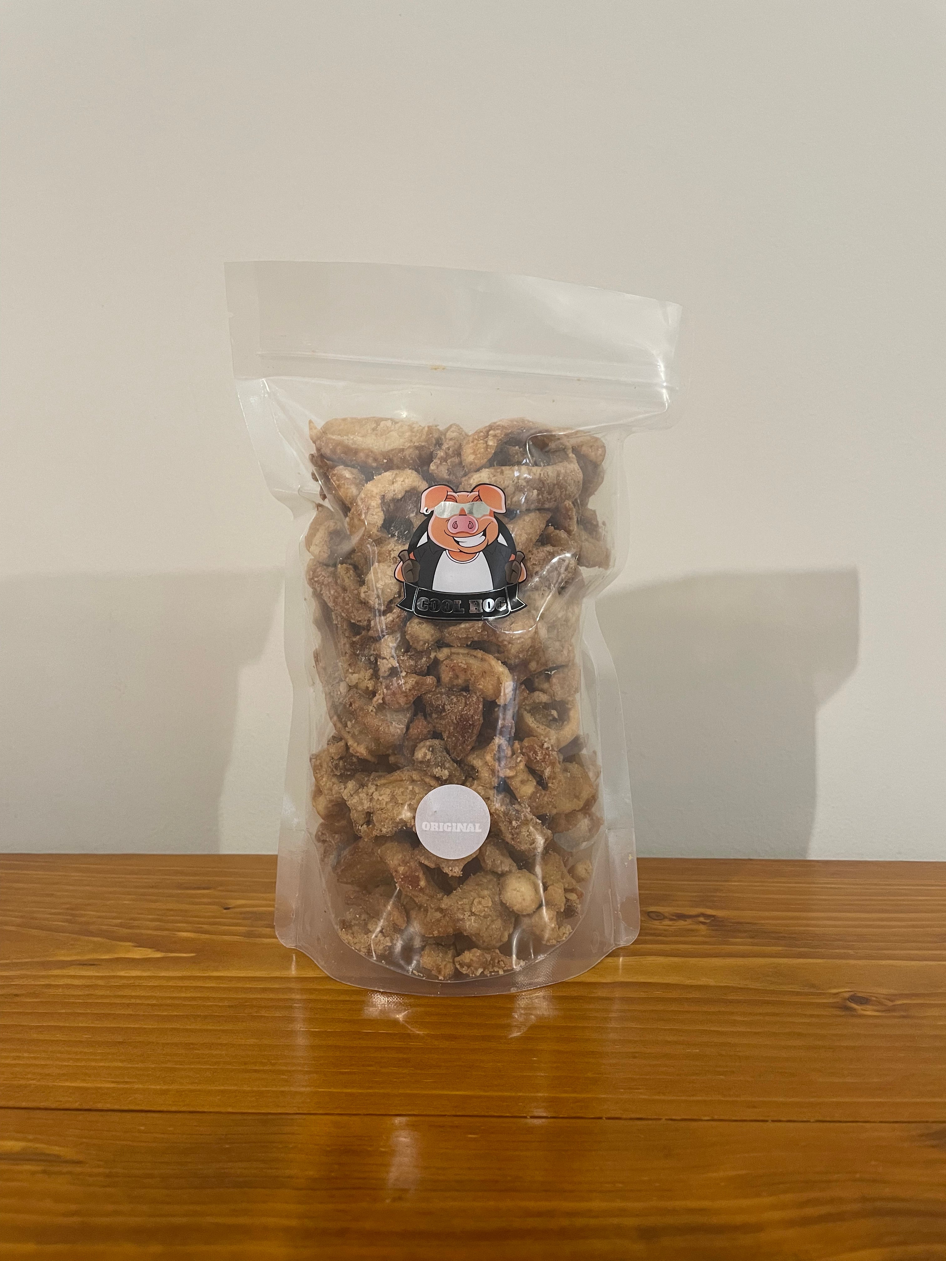 Original Flavour Pork Scratching Jar Refill | Cool Hog Snacks