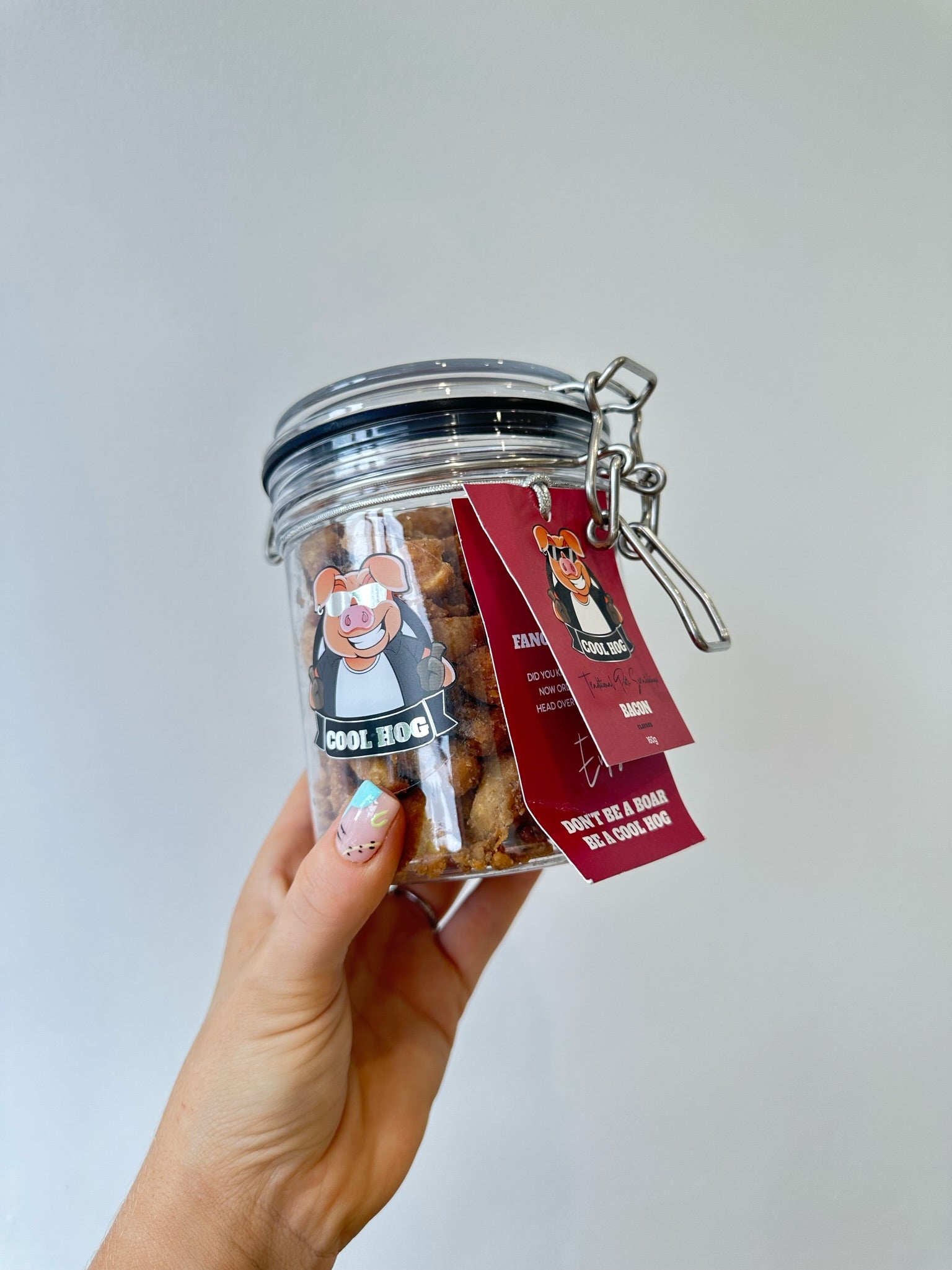 Bacon Flavour Pork Scratching Jar – Cool Hog Snacks